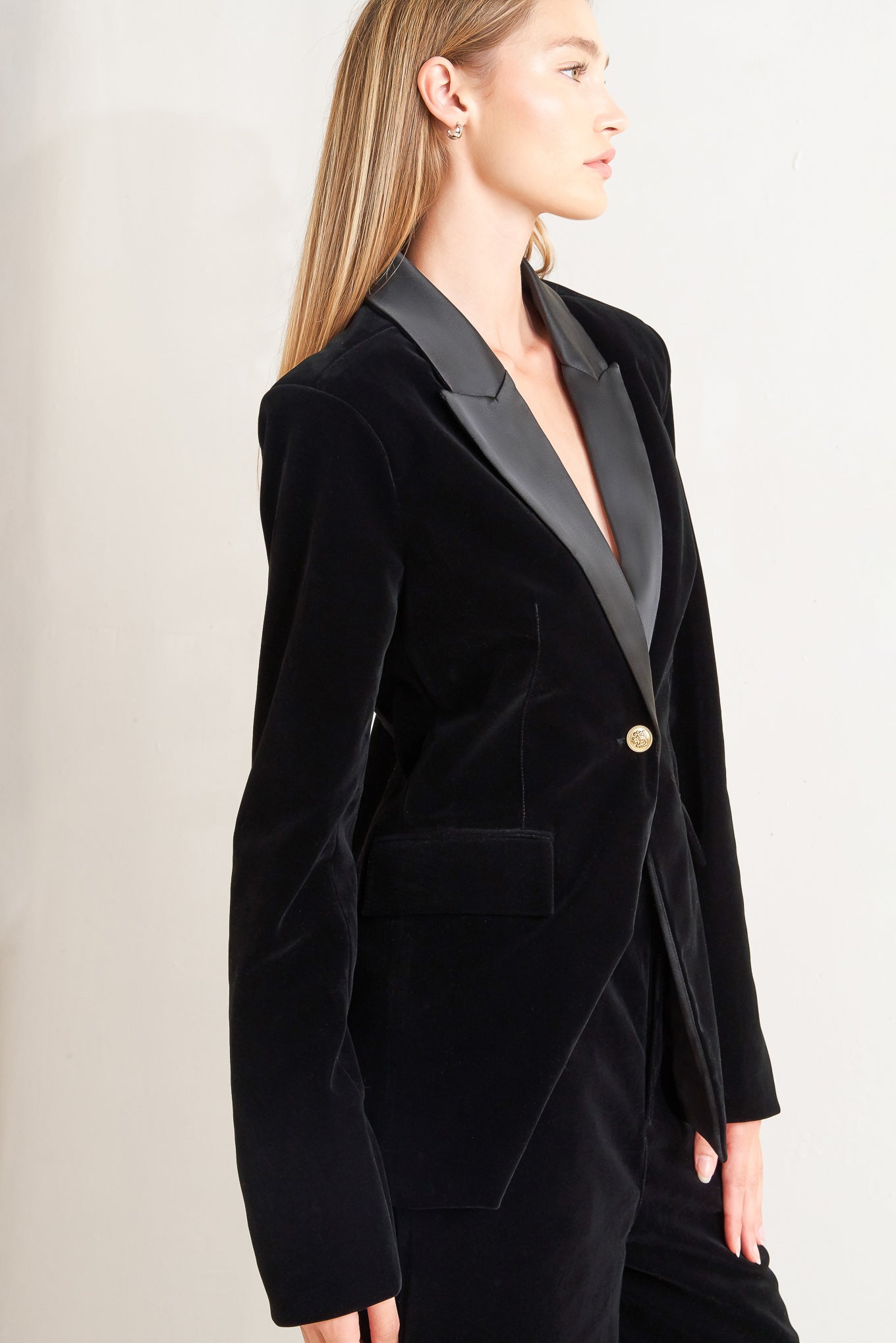 Flying Tomato Midnight Tux Woven Velvet Blazer | Baha Ranch Western Wear