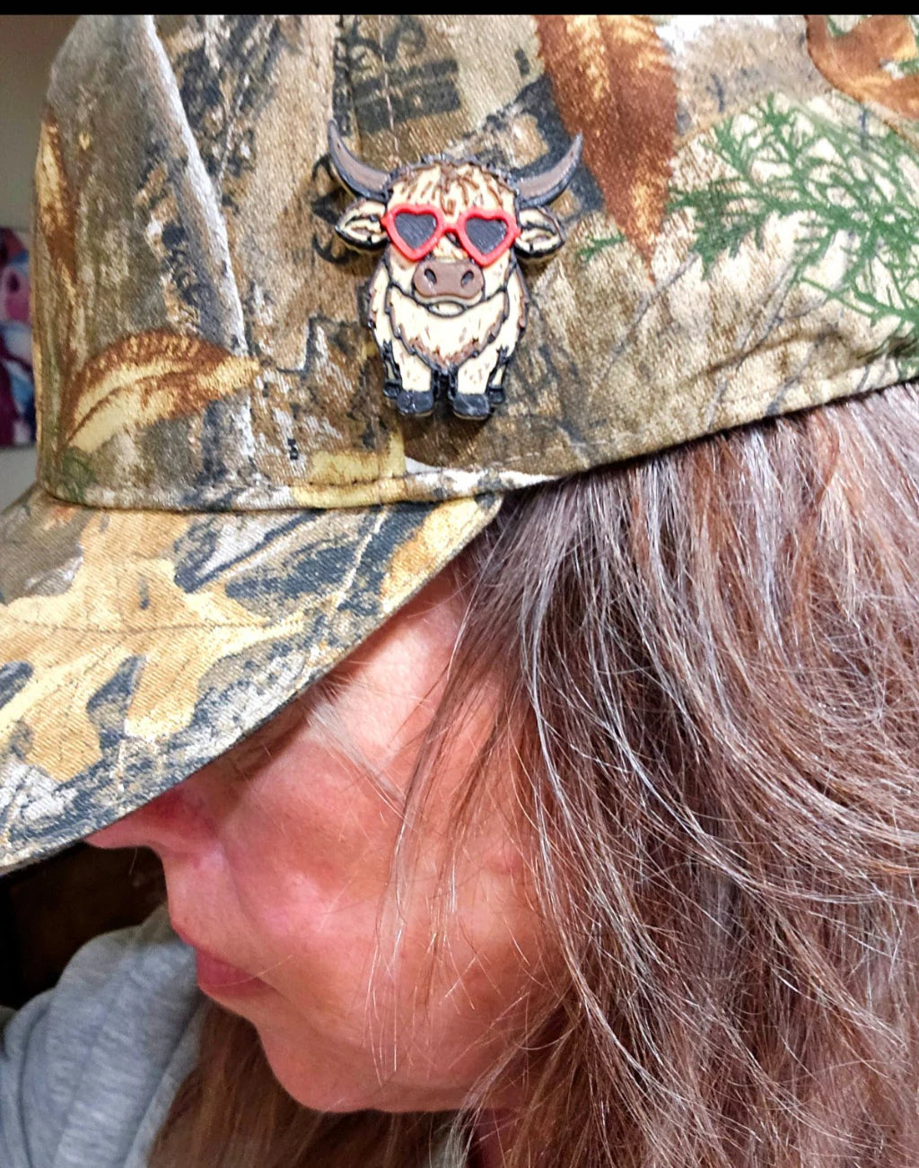 3d Printed Cool Highland Cow Hat Pin Made in America | Baha Ranch ...